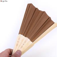 China Personalized Pattern Carving Bamboo New Year Fan Hand Fans Diy Paper Fans for sale