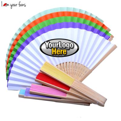 China Personalized Paper Fans Wedding Hand Fans Wedding Favors Bamboo Fan Custom for sale