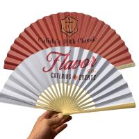 China New Arrival Crafts Folding Fan Hand Held Bamboo Fan Custom Japanese Bamboo Fan for sale
