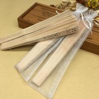 China 21cm Australian Style Custom Unpunched Bamboo Paper Fan As Promotional Gifts Rechargeable Hand Fan for sale