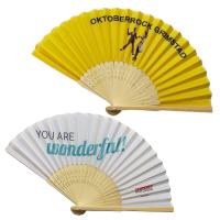 China Wholesale 21cm Chinese Hand Fan Wedding Decoration Bamboo Hand Fan Custom Portable Hand Fans for Promotional Gift Souvenirs for sale
