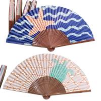 China Hot Sale Custom 21cm Wedding Invitation Hand Fan Exquisite Decorative Bamboo Fan for sale