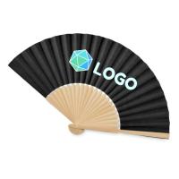 China Cheap Promotional Gifts Custom Printing Logo Bamboo Wedding Folding Fan High Quality Plain Silk Folding Hand Fan Wedding Fan for sale