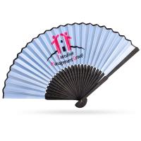 China Fast Delivery Free Sample Factory Wholesale Cheap Price Paper Fabric Cloth Silk Hand Fan With Bamboo Handle Ribs for sale