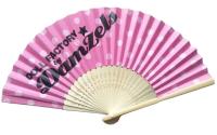 China [I Am Your Fans] Customized Brand Promotional Gift Portable Printed Folding Logo Bamboo Custom Fabric Fan Hand Fans for Women for sale