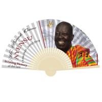 China [I Am Your Fans] Personalized Branded Print Bambu Fan Customized Your Design Gifts Beautifully Folded Paper Fan for sale