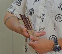 China Wholesale Paper and Fabric Mini Bamboo Wood Rid Hand Held Fan Foldable Hand Fan for sale