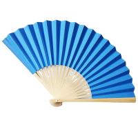 China 9inches High Quality Bamboo Hand Fans Folding Fan Custom Handicraft Bamboo Fan for sale