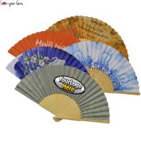 China High Quality Bamboo Hand Fans Folding Fan Custom Handicraft Bamboo Fan for sale