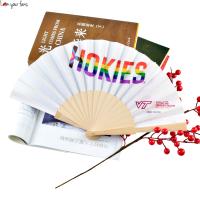 China Fashion Spanish Wooden Folding Fans Creative Souvenir Gift Customized Wooden Hand Fan for sale
