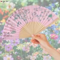 China 23Cm Custom Wooden Hand Fan Handheld Folding Fan for Wedding&Party Favors for sale