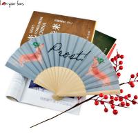 China Custom Wooden Hand Fan Promotional&Wedding Gifts Wood Folding Hand Held Fan for sale
