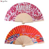 China Personalised Hand Fans 23Cm Spanish Wooden Fan for Wedding Decorations and Business Gifts for sale