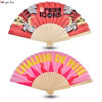 China Hot Selling Folding Fans Hand Held Spanish Wooden Fan Wedding Hand Fan for Decoration for sale