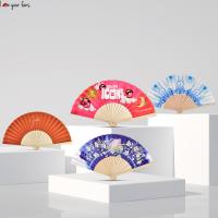 China New Arrival Wedding Hand Fan Wood Fan Folding Hand Fan 23Cm Spain Wooden Hand Fan for sale