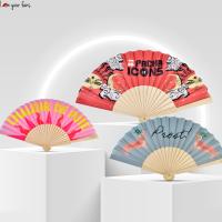 China New Arrival Wedding Hand Fan Wood Fan Folding Hand Fan 23Cm Spain Wooden Hand Fan for sale