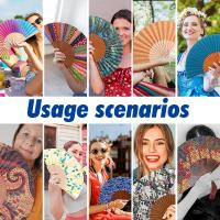 China Hot Selling Folding Hand Fan Event & Party Creative Gifts Spanish Wooden Hand Fan for sale