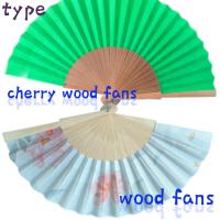 China Personalised Custom Printed Bamboo Wooden Folding Clack Hand Fan Logo for Women Man Festival Parties Rave Accessories for sale