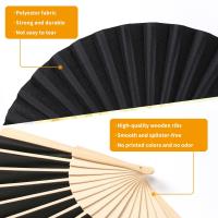 China Customized Decorative Wood Hand Fans Handheld Foldable Chinese Fans Wooden Fan for sale