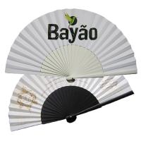 China Personalized Hotel&Catering Decor Hand Fans Custom Printed Folding Wooden Hand Fan for sale