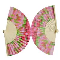 China Personalized Hotel&Catering Decor Hand Fans Custom Printed Folding Wooden Hand Fan for sale
