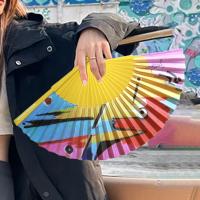 China Personalized Crafts Custom Spanish Wood Fan Wooden Hand Fan for Wedding and Decoration for sale