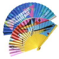 China Personalized Crafts Custom Spanish Wood Fan Wooden Hand Fan for Wedding and Decoration for sale