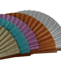 China Factory Direct Sales Folding Fans Hand Held Spanish Wooden Hand Fan for Party for sale