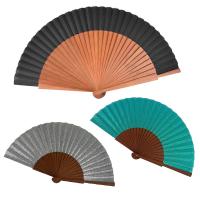 China Hot Selling Factory Price Folding Fan Personalized Spanish Wooden Hand Fan for Wedding for sale