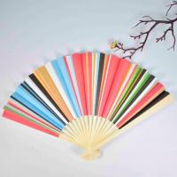 China Wholesale Custom Printed Logo Folding Wood Hand Fan High Quality  Gift Wooden Fan for sale