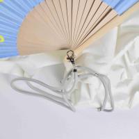 China Custom Folding Fan Personalized Wooden Fan Spanish Cork Hand Fan With Hanging Rope for sale