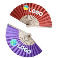 China 23cm Wood Fan Personalized Chinese Japanese Paper Wood Folding Hand Fan for sale