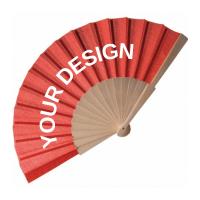China 23cm Wood Fan Personalized Chinese Japanese Paper Wood Folding Hand Fan for sale