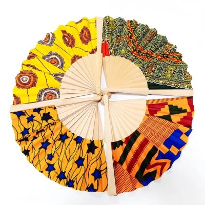 China Personalised Original Wooden and Cotton Fans Wooden Handheld Fans Custom Folding Hand Fan for sale
