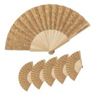 China Personalised Original Wooden and Cotton Fans Wooden Handheld Fans Custom Folding Hand Fan for sale