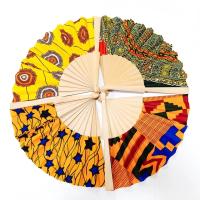 China Personalised Original Wooden and Cotton Fans Wooden Handheld Fans Custom Folding Hand Fan for sale
