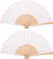 China Custom Foldable Flower Cover Wood Hand Fan Suppliers Craft Frames Bag Hand Held Small Mini Fan Bride Wedding Wood Hand Fans for sale