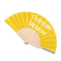 China Custom Printing Eco-Friendly Cork Wood Hand Fan Material Cork Folding Wooden Hand Fan for sale