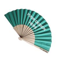 China Custom Original Wooden and Cotton Fans Spanish Flowers Collection Handmade Fans Folding Hand Fan for sale