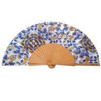 China Wholesale High Quality Custom Printed Logo Folding Wood Hand Fan in Wedding Gift Wooden Fan for sale