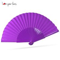 China Custom Printed Abanicos De Mano Spanish Folding Wooden Hand Fans High Quality Wood Fans for Weddings for Brand Promotion for sale