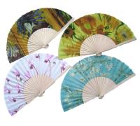 China Custom Bamboo Wooden Folding Clack Hand Fan Foldable Wedding Held Wooden Folding Hand Fan With Pouch for sale