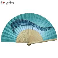 China 2026 Promotion Summer Wedding Wood Hand Fans for Women Custom Wood Hand Fan Printed Logo Folding Wood Hand Fan for sale