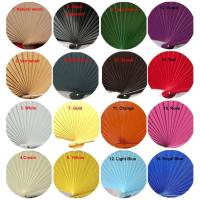 China Personalize Wooden Hand Made Fans Custom Printed Logo Folding Customized Promotional Hand Fans Spanish Wood Fan for sale