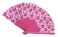 China Customized Printing Advertisement Promotion Party and Wedding Decoration Wood Ribs Fan for Sale for sale