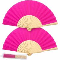 China Best Sell Customize Motif Design 23cm Handmade Craft Gift Folding Wooden Handle Fan Wood Hand Held Fan for sale