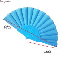 China Factory Price Custom Hand Fan Folding Fans Hand Held Plastic Hand Fan for Wedding, Business Gifts for sale