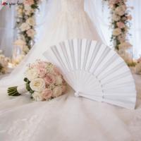 China Factory Price Custom Hand Fan Folding Fans Hand Held Plastic Hand Fan for Wedding, Business Gifts for sale