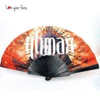 China Wholesale Personalized Wedding Favor Fan Plastic Folding Hand Fan in Stock for sale