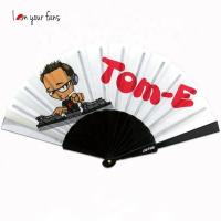 China Wholesale Personalized Wedding Favor Fan Plastic Folding Hand Fan in Stock for sale